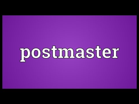 Postmaster Meaning