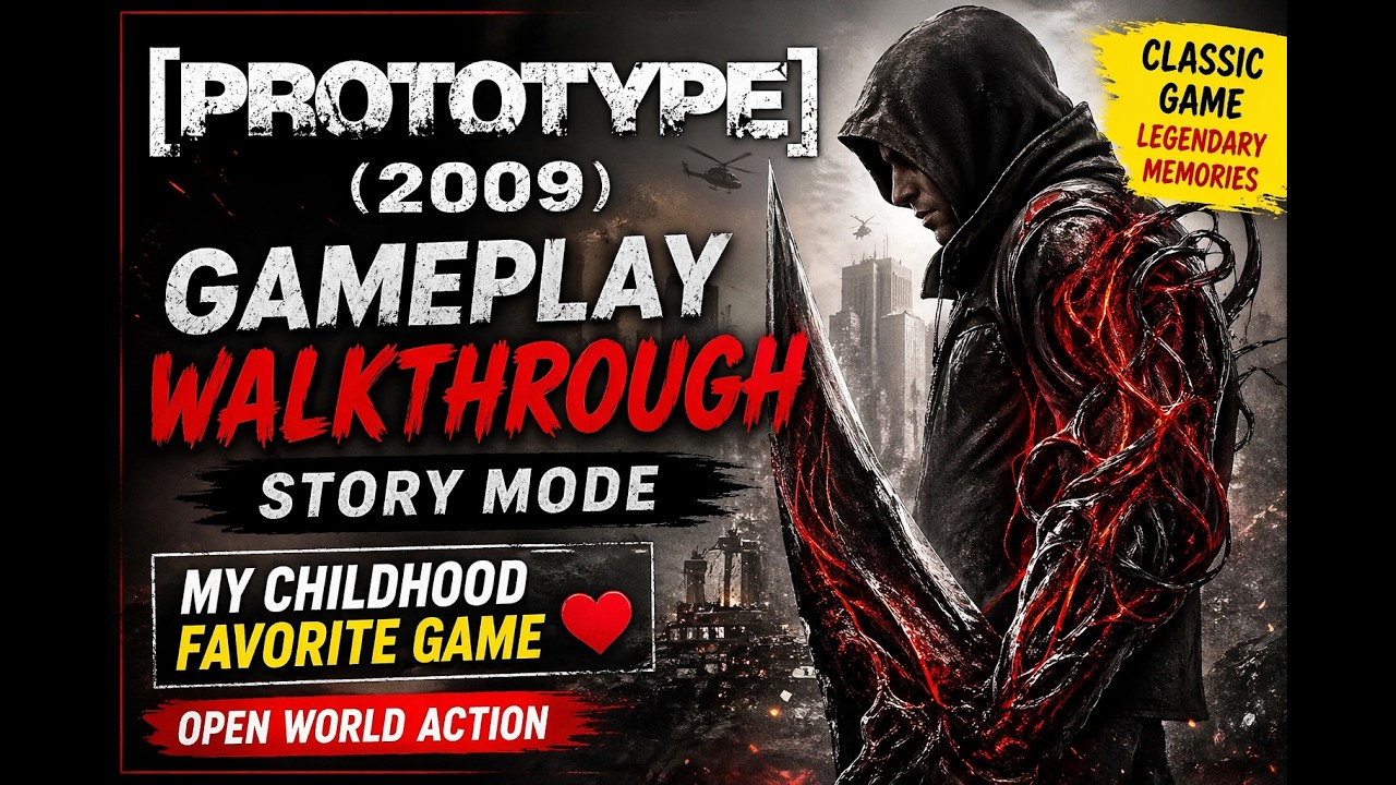 Prototype (2009) Gameplay Walkthrough – Story Mode | My Childhood Favorite Game ❤️