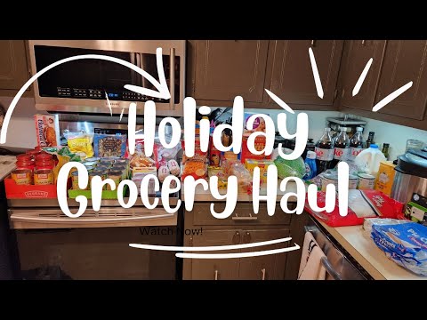 Massive Holiday Grocery Haul | Aldi, Food Lion, Hobby Lobby, Walmart, Dollar Tree haul