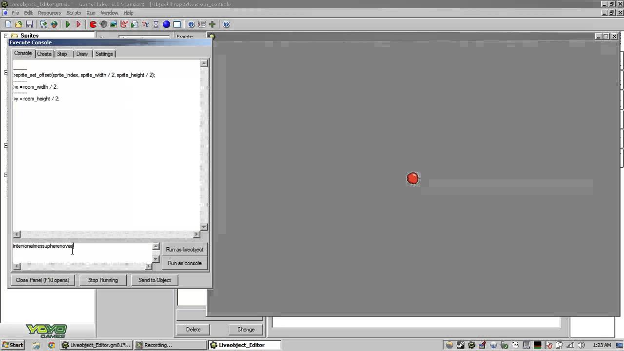 Gamemaker Live Object Editor