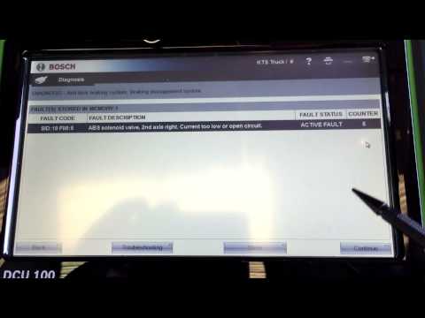 BOSCH ESI Heavy Truck Diagnostic Tool & Scanner Reviewed - 2006 International with Bendix ABS
