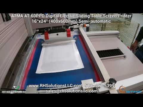 ATMA Screen Printing Machinery - Electric Flat Screen Printer Wholesale ...