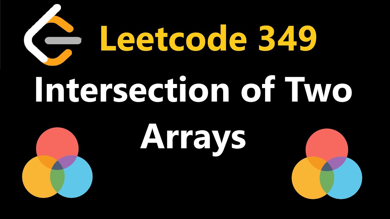 Intersection of Two Arrays - Leetcode 349 - Python