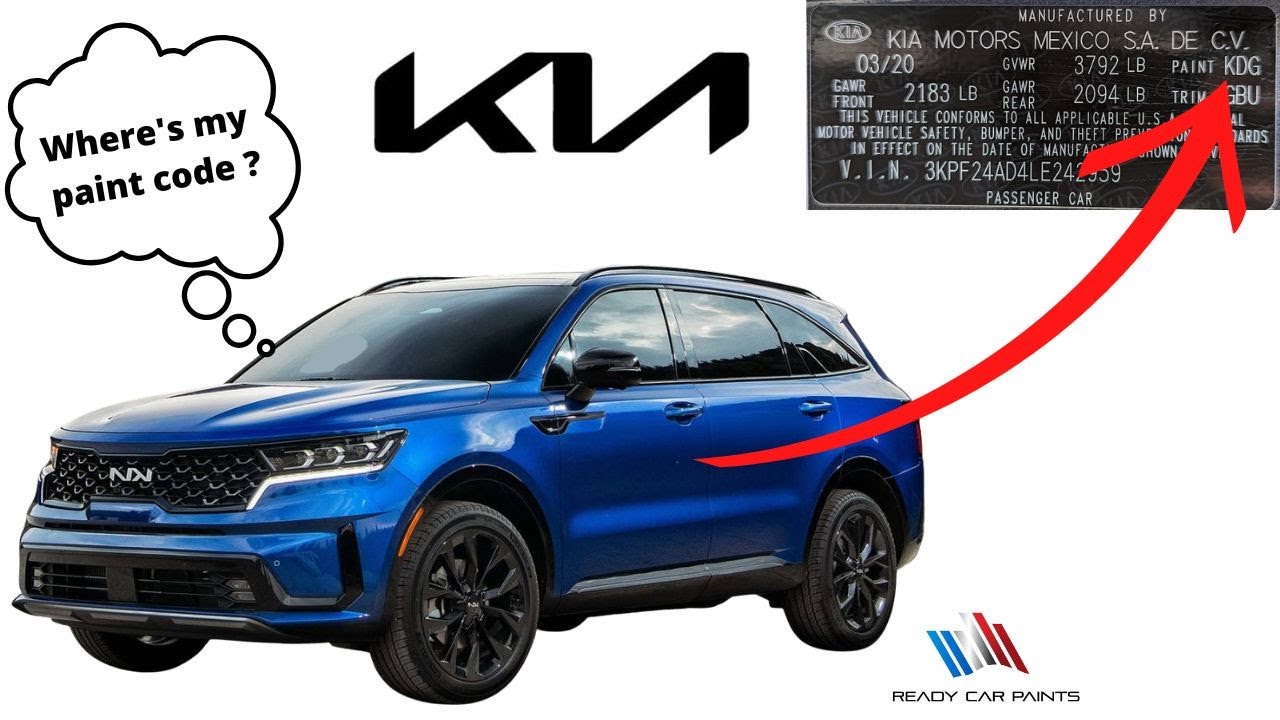 How to Find Your KIA's Paint Code | Step By Step Video