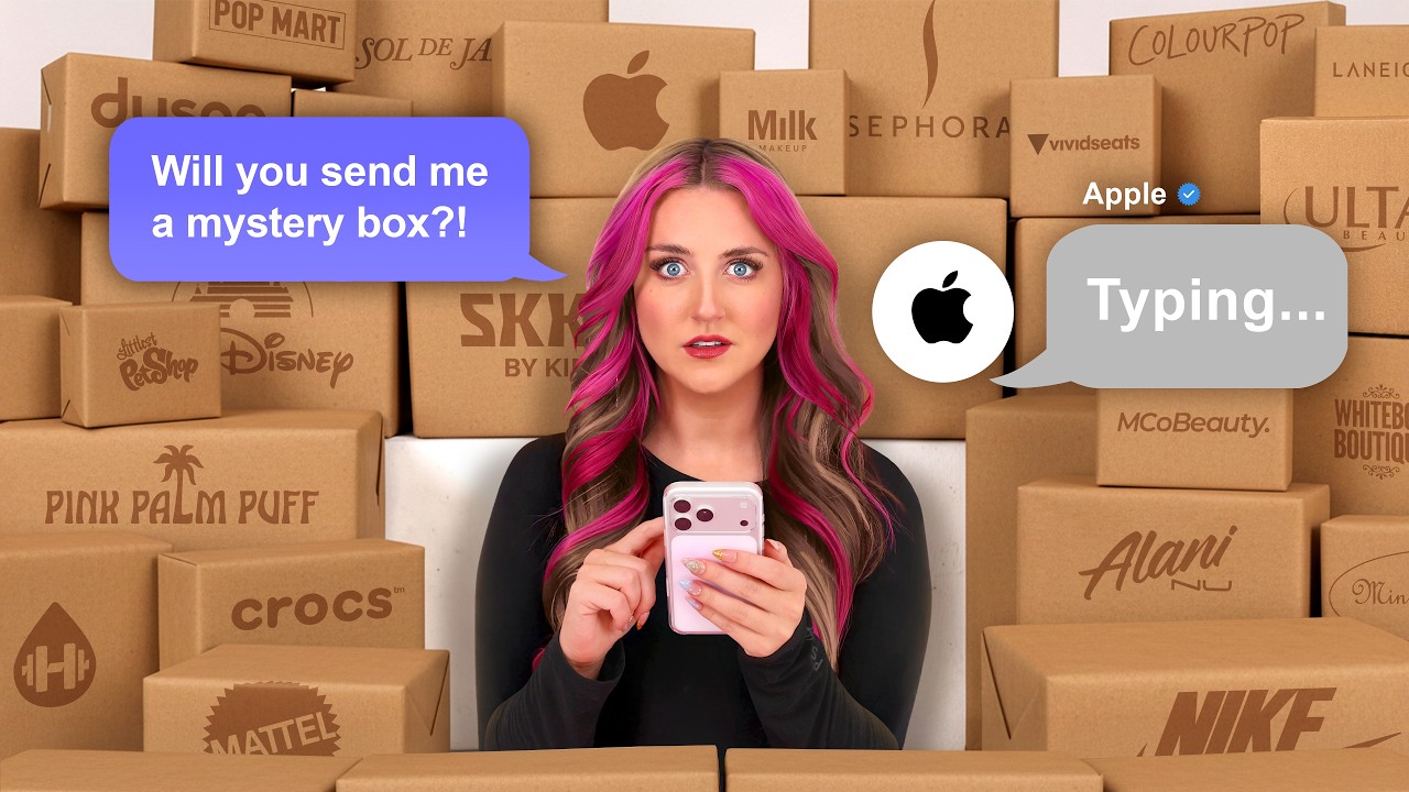 I Asked 100 Brands to Send me a MYSTERY BOX