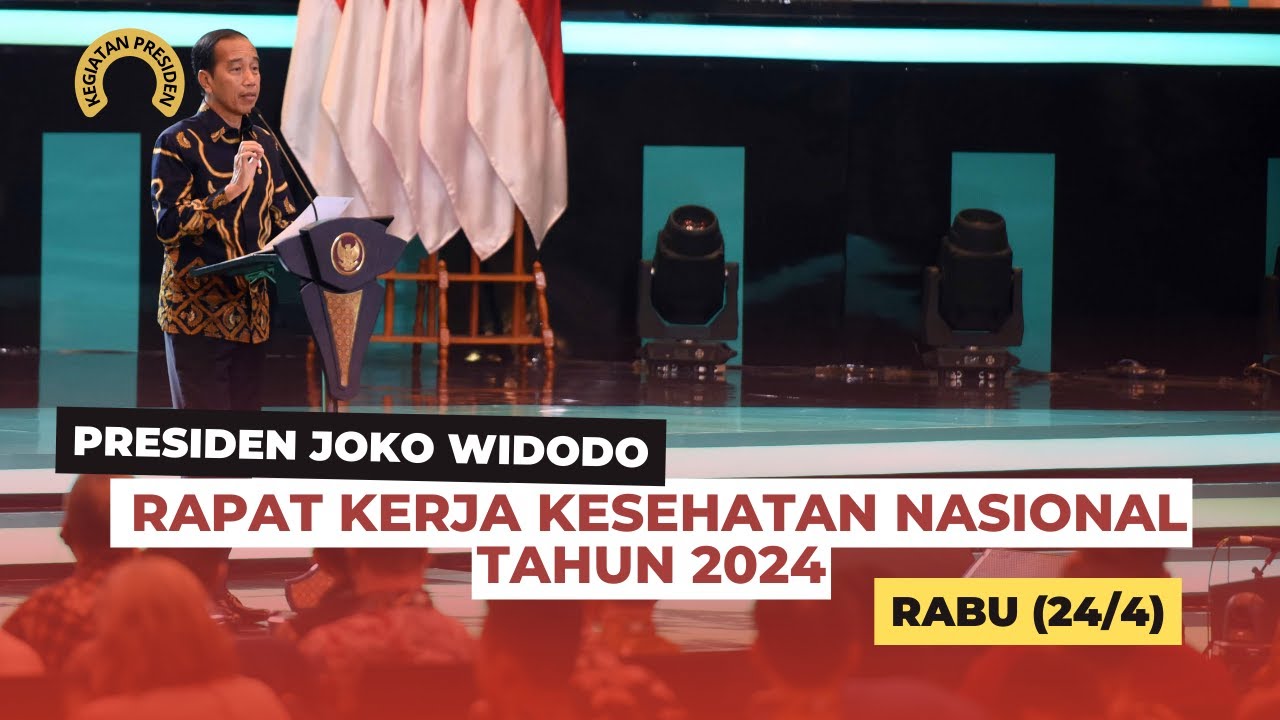 Keterangan Pres Presiden Jokowi, Tangerang, Rabu (24/4)