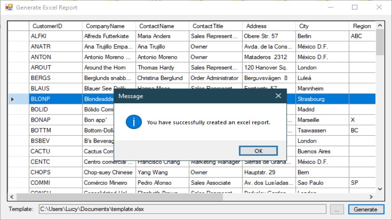 How to Generate Excel Report in C# | Step by Step Guide