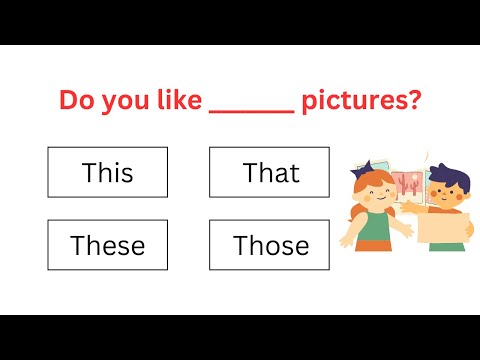 This, That, These, Those | Demonstrative Pronouns | English Grammar Quiz