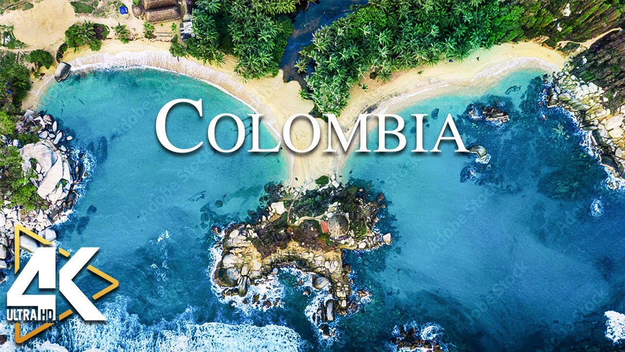 COLOMBIA - Relaxing Music With Beautiful Natural Landscape ( Videos 4K)