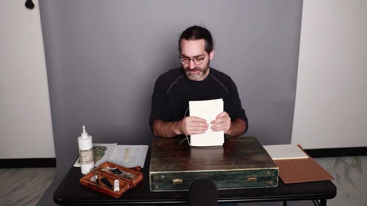 Smyth Sewn Hand Binding Tutorial by Andrew Saulters