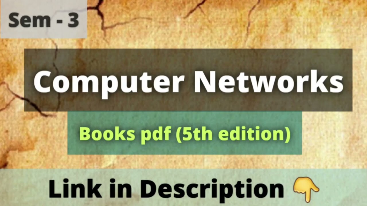 Computer Networks | Sem - 3 | Books pdf