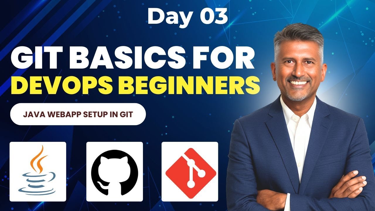 Day 03: Git Basics Tutorial & Java Web App Setup in GitHub | Learn Git for DevOps Beginners