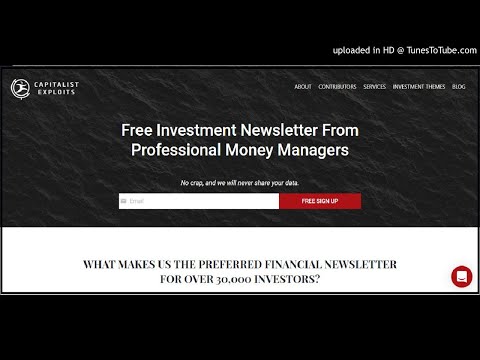 CAPITALIST EXPLOITS - Free Investment Newsletter From Professional Money Managers
