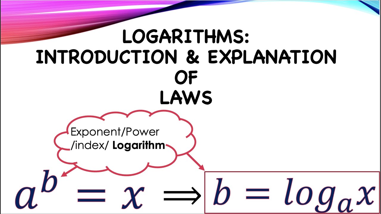 Laws of Logarithms Explained