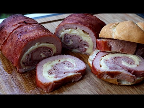 Cordon Bleu Leberkäserolle | Video-Rezepte.info
