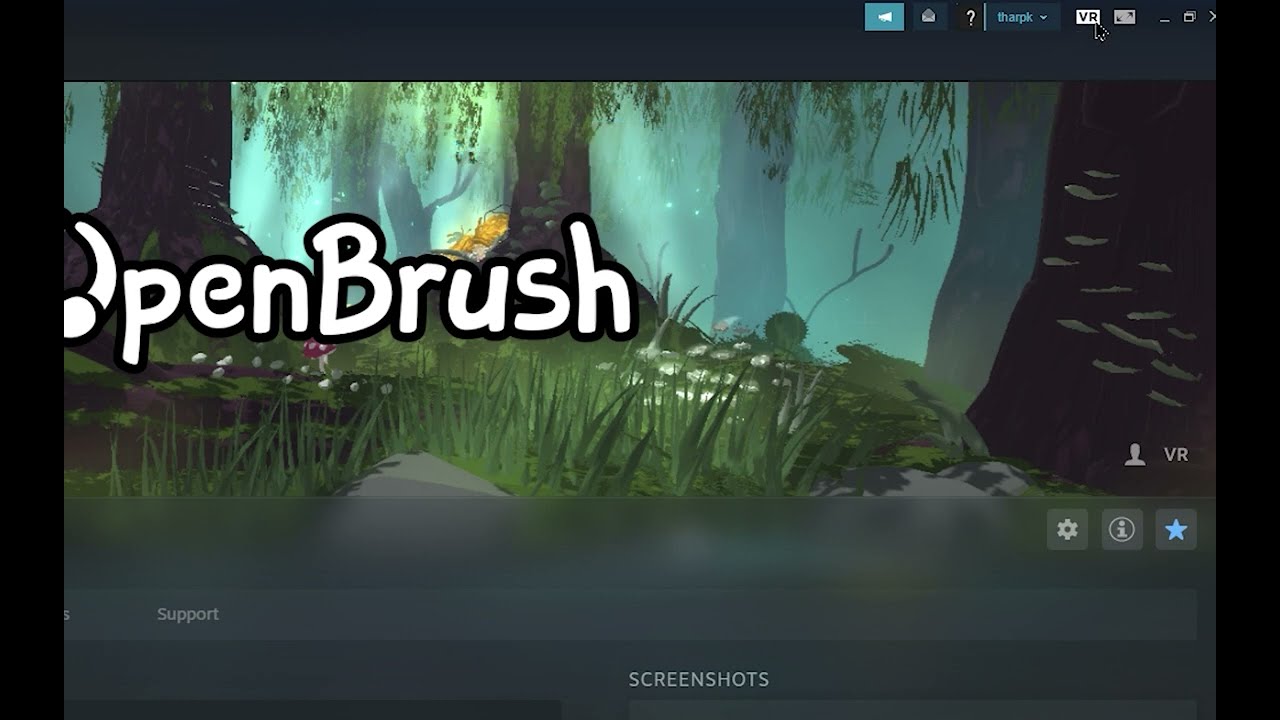 Open Brush Beginners - Video 1 Setting Up Steam to work with Open Brush