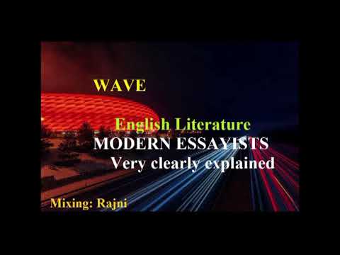 Modern Essayists in English Literature
