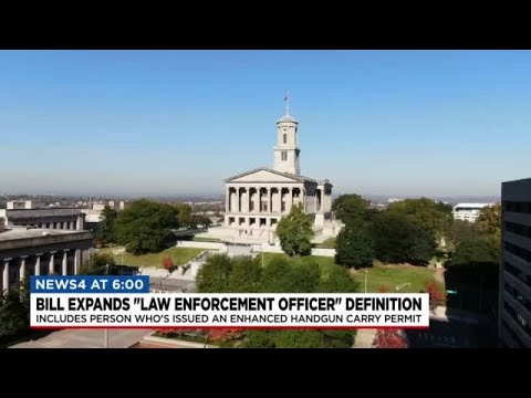 State legislator wants to expand the definition of law enforcement officer