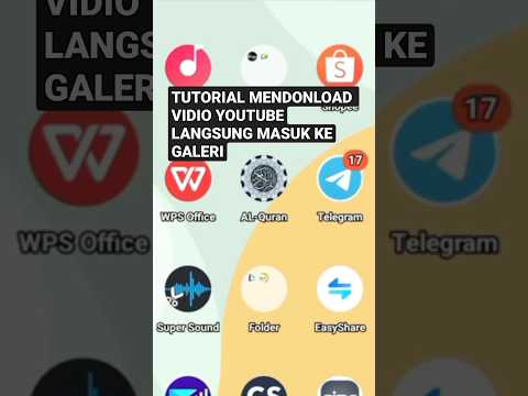 cara mendonload fidio youtube langsung masuk ke galeri #cara #tips #tutorialyoutube #tutorial