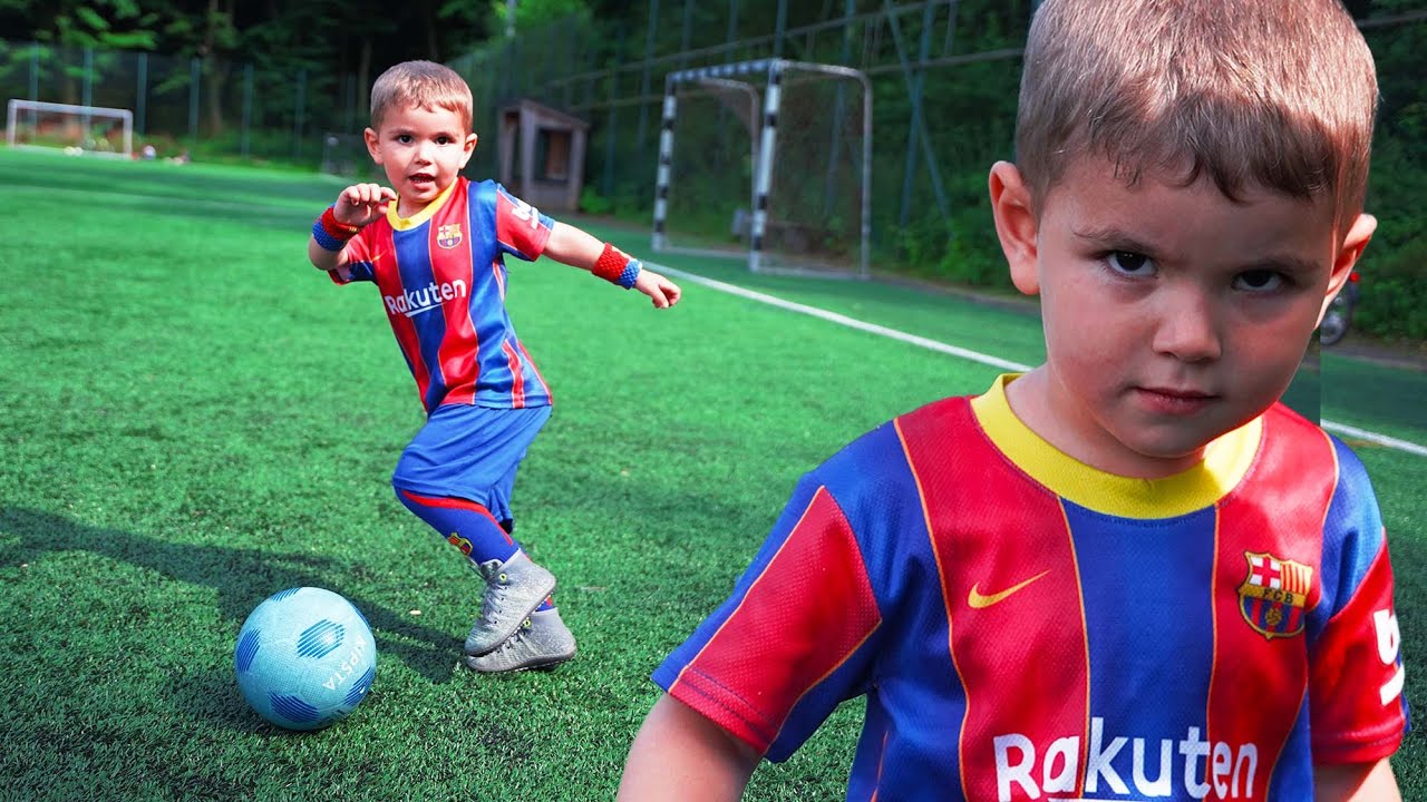 Fun Football Drills for Kids | Kian’s Soccer Adventure (3 Years Old)
