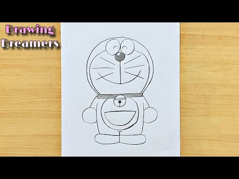 Doraemon Easy drawing || Pencil Drawing || @DrawingDreamers