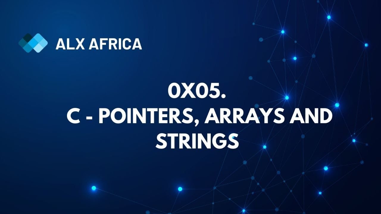 0x05. C - Pointers, arrays and strings