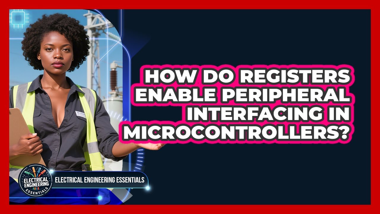 How Do Registers Enable Peripheral Interfacing In Microcontrollers?