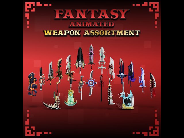 Fantasy Animated Weapon Set Minecraft Texture Pack