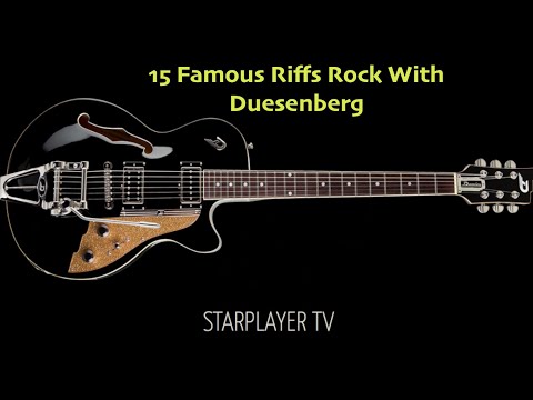 15 Rock Riffs -Duesenberg Starplayer TV
