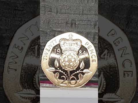 UK 1984 20p Coin #shorts