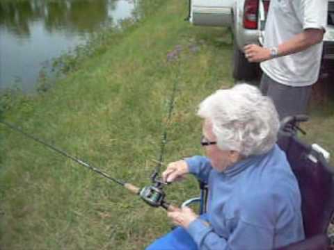 89 Year Old Granny Goes Bass Fishing « Bartlett Lake Marina