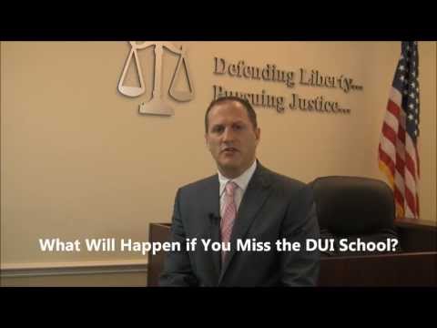 What If I miss my DUI School Class?