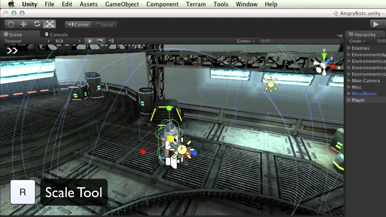 The Scene View - Unity Official Tutorials
