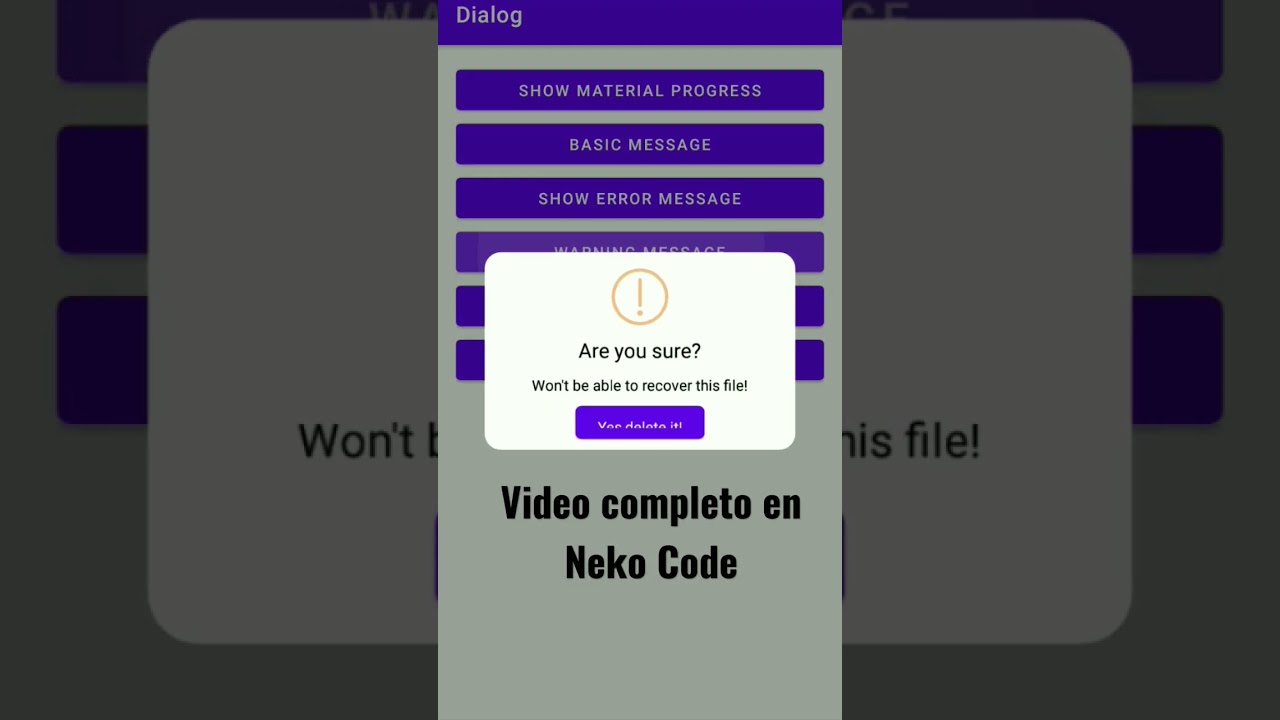 Alert Dialog Android