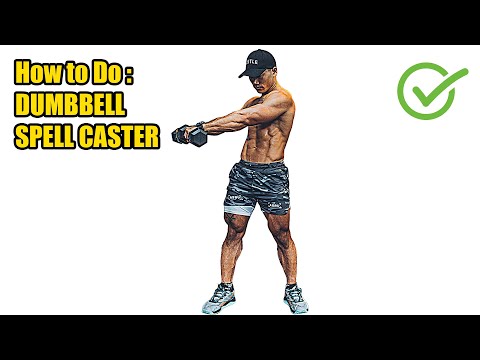 HOW TO DO DUMBBELL SPELL CASTER - 370 CALORIES PER HOUR ( Body weight of 150 lbs ).
