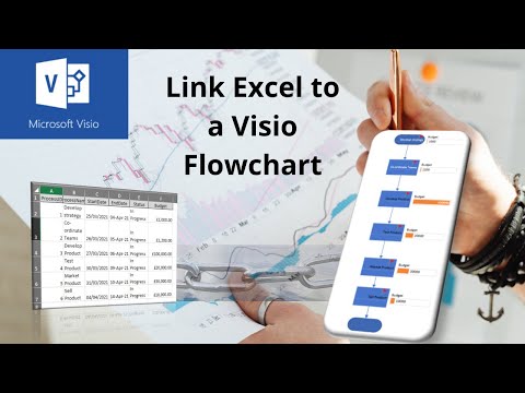 This video explains how to Link Excel to a Visio Flowchart