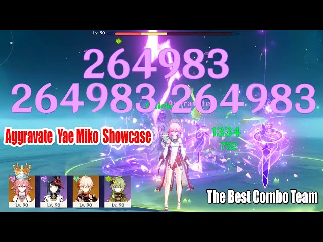 Best Dendro teams for Yae Miko in Genshin Impact: Aggravate and Hyperbloom comps
