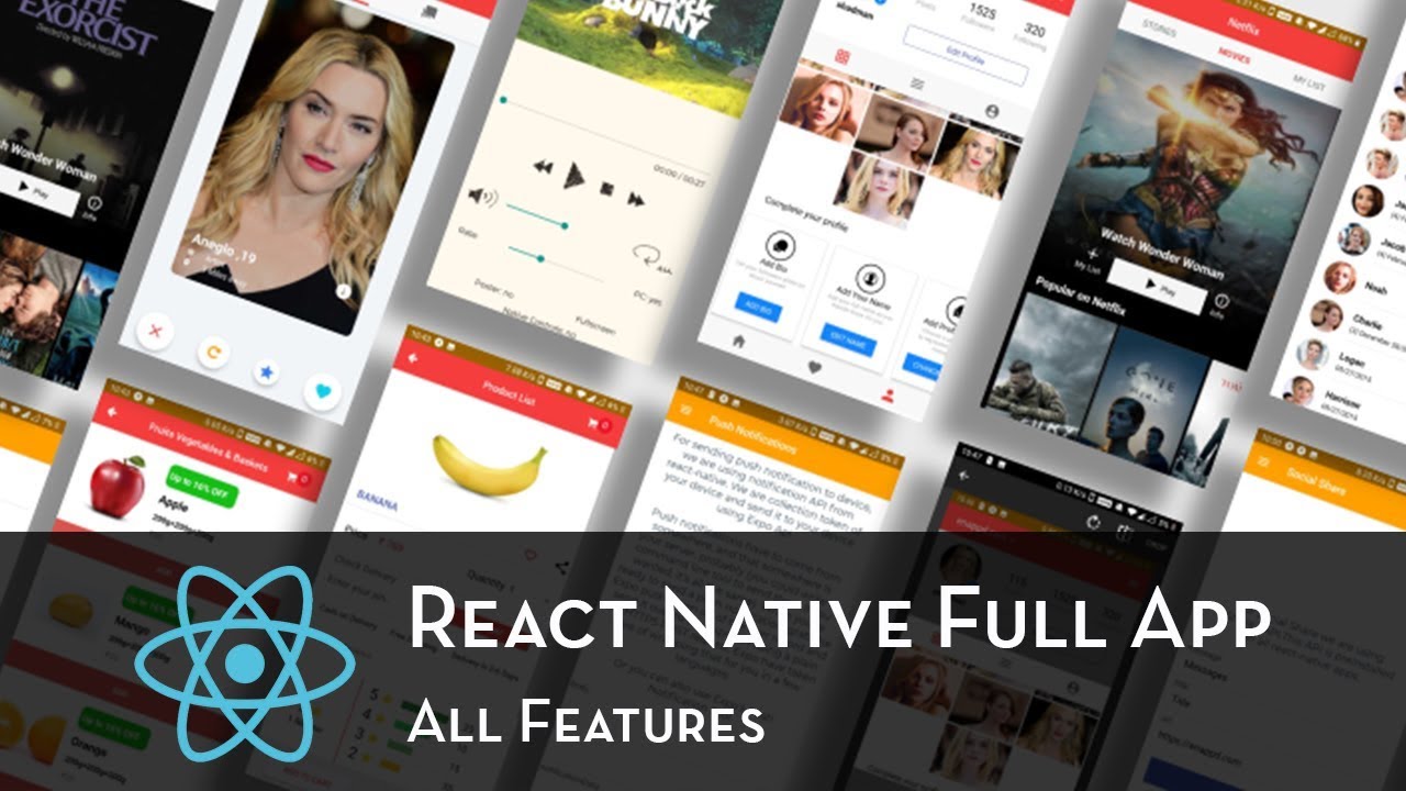 React Native Full App Template - Enappd