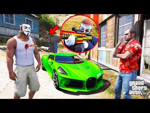Franklin Anonymous Hacker Trying To Trap Fake Hacker In GTA 5 | SHINCHAN and CHOP