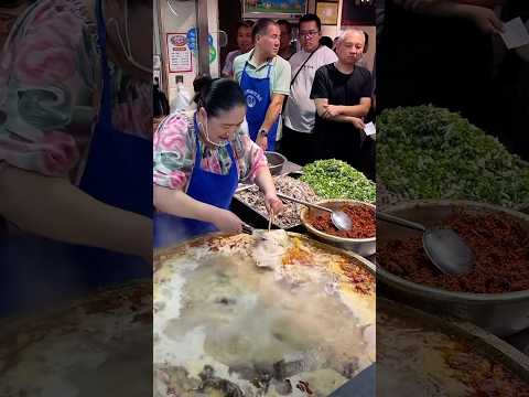 Chinese cuisine每天卖出2000碗 #food #streetfood #美食 #delicious #cooking