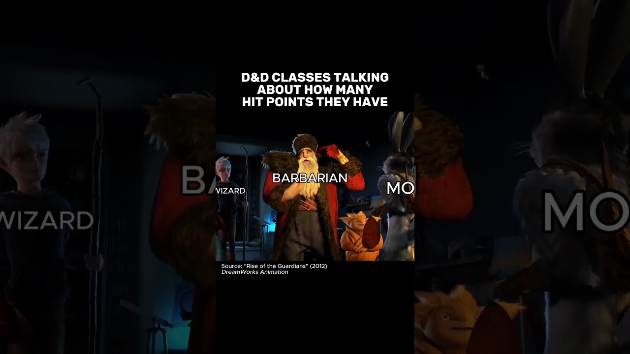 D&D classes talk about HP #dnd #dndmemes #dungeonsanddragons #dnd5e #DNDtiktok #TTRPG
