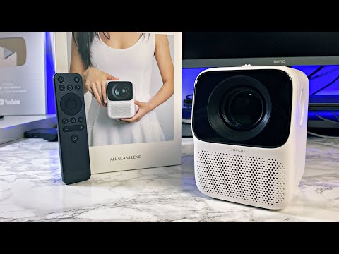 Xiaomi Wanbo T2 Max Projector - Compact Home Cinema Android Projector - Big Screen 120" PS4 Gaming