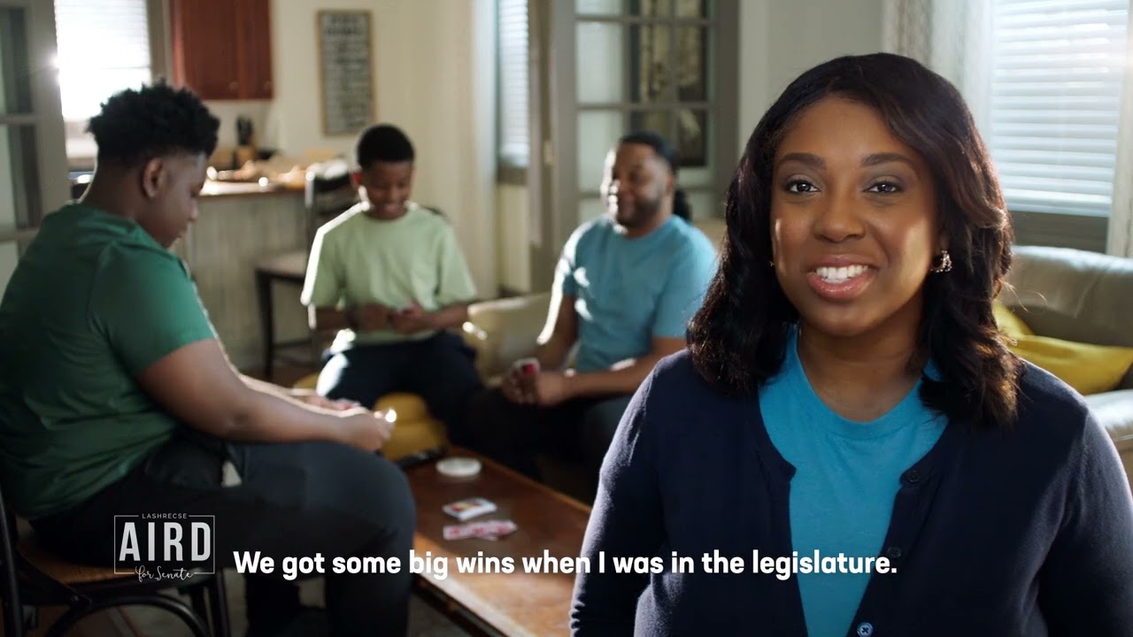 Lashrecse Aird Launches Second TV Ad of Her 2023 Campaign for VA Senate ...