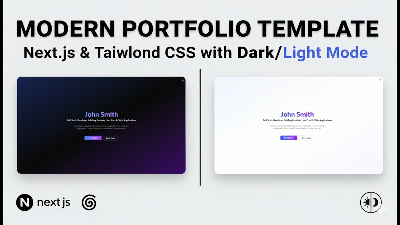 Premium Developer Portfolio Template | Next.js 14, Tailwind CSS & shadcn/ui