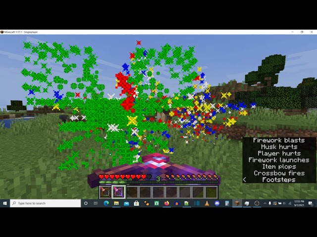 Christmas Present Automatic Firework Crossbow Minecraft Data Pack