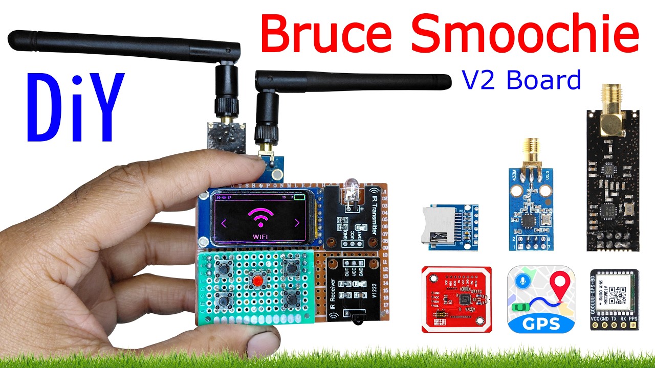 🎯 DIY Bruce Smoochie V2 Board 🔥 ESP32 S3 N16R8 | Full Hardware & Step-by-Step Circuit Guide ✅
