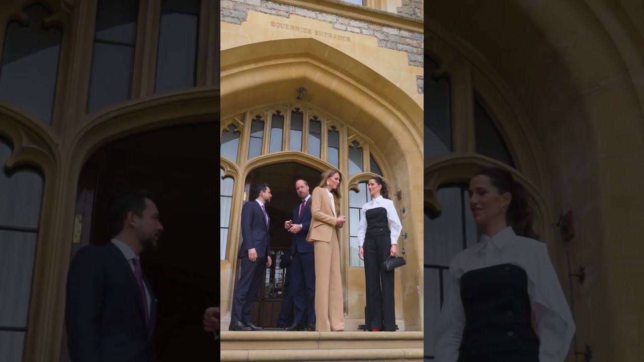 HRH Crown Prince Al Hussein bin Abdullah II of Jordan and HRH Princess Rajwa 🇯🇴🇬🇧