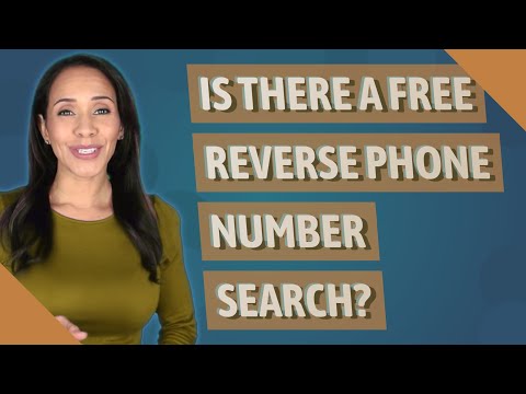 Is there a free reverse phone number search?