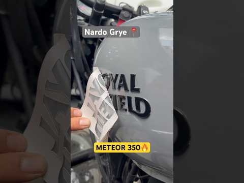Meteor 350 | Modified 👀🤩 #meteor350 #nardogrey #wrapsticker #graphicsprince #modifaid #bikelover