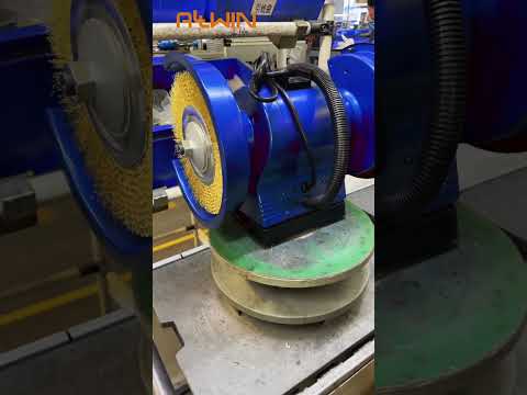 Allwin’s 8” Bench Grinder with Wire Brush Wheel, featuring a coolant tray and a flexible light 🤩
